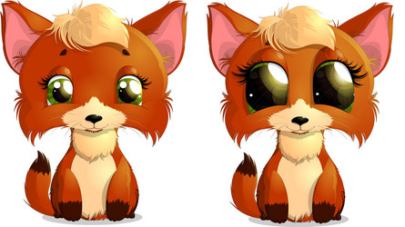 Cute fox pokemon Royalty Free Vector Image - VectorStock