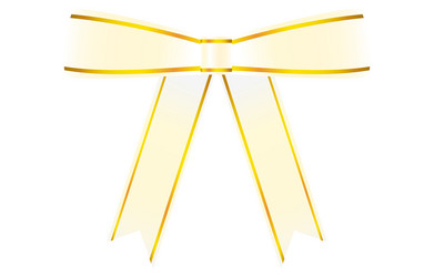 Platinum ribbon decoration Royalty Free Vector Image