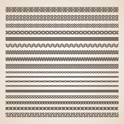 Set border Royalty Free Vector Image - VectorStock