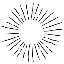 Design elements sunburst explosion effect Vector Image