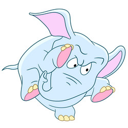 Cartoon Elephant Caricature Vector Images (over 320)