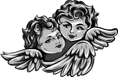 Angel cupid svg Royalty Free Vector Image - VectorStock