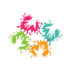 Hand care kids Royalty Free Vector Image - VectorStock