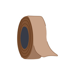 Torn duct tape cartoon Royalty Free Vector Image