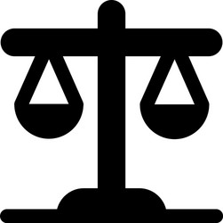 Balance scale Royalty Free Vector Image - VectorStock