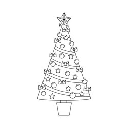 One eye pine tree Royalty Free Vector Image - VectorStock