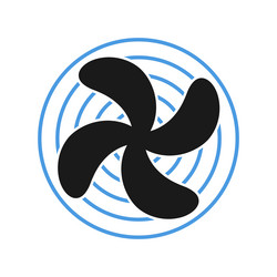 Smoke extractor icon Royalty Free Vector Image