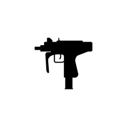 Uzi icon Royalty Free Vector Image - VectorStock