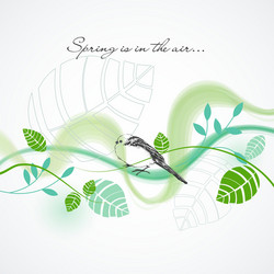 Green eco energy background Royalty Free Vector Image