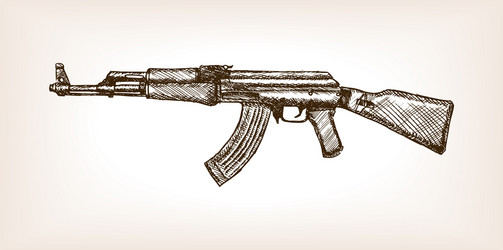 Soldier Gun Drawing