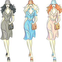 Fashion Top Model Tall Vector Images (75)