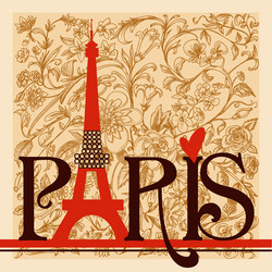 Paris labels Royalty Free Vector Image - VectorStock