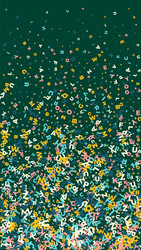 Falling letters of english language light flying Vector Image