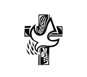 Holy Spirit Logo Vector