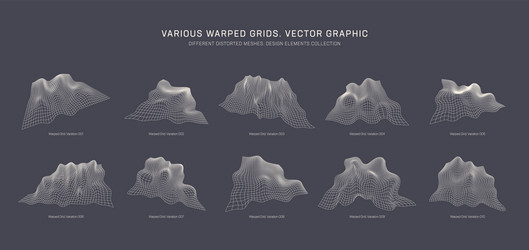 Grid Warped Vector Images (over 9,000)