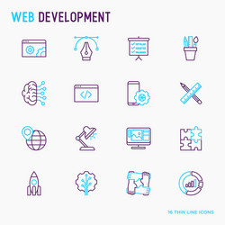 Tattoo studio - thick line icons set Royalty Free Vector