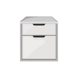 Archive file cabinet cartoon Royalty Free Vector Image