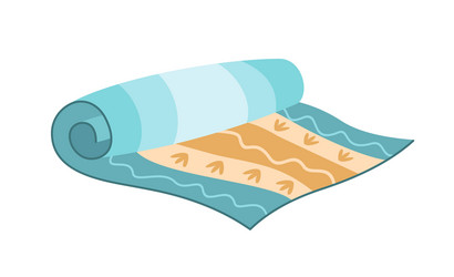 Cartoon wool carpet Royalty Free Vector Image - VectorStock