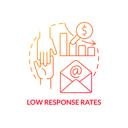 Information warfare red concept icon Royalty Free Vector