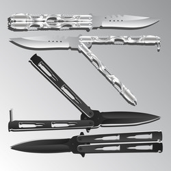 Balisong Vector Images (27)