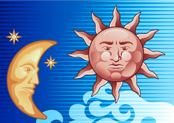 Sun Moon Vector Images (over 71,000)