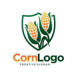 Corn logo Royalty Free Vector Image - VectorStock