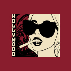 Hollywood Drawing by Hand Vector Images (over 260)