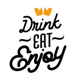 Enjoy the sun badge sticker Royalty Free Vector Image