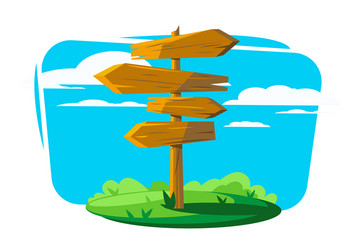 Cartoon Signpost Vector Images (over 6,000)