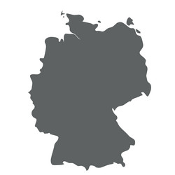 Germany Map Silhouette Vector Images (over 4,100)