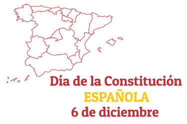Concept constitution day in spain or dia de la Vector Image