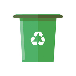Recycling dustbin Royalty Free Vector Image - VectorStock