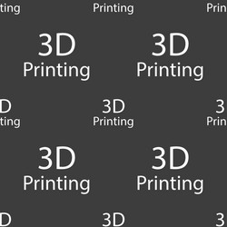 3d print sign icon symbol seamless Royalty Free Vector Image