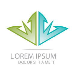 Av symbol element logo template Royalty Free Vector Image