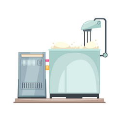 Milk production icon Royalty Free Vector Image