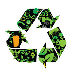 Recycle symbols Royalty Free Vector Image - VectorStock