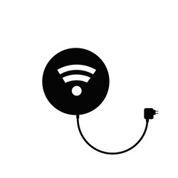 Smartphone wireless charging icon isolated Vector Image