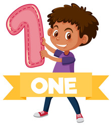 Number 1 Kid Vector Images (over 3,400)