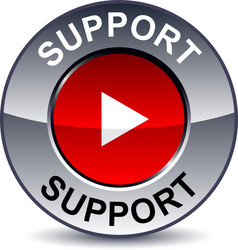 Support round box infographic Royalty Free Vector Image