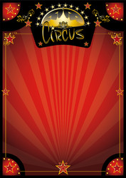 Circus red signboard Royalty Free Vector Image