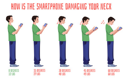 Posture man woman with phone Royalty Free Vector Image