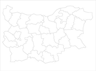 Political map of balkans - states balkan Vector Image