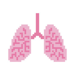 Human Lung with Pixel Vector Images (over 180)