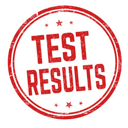 Results sign or stamp Royalty Free Vector Image