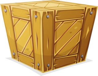 Wood Box Cartoon Vector Images (over 6,300)