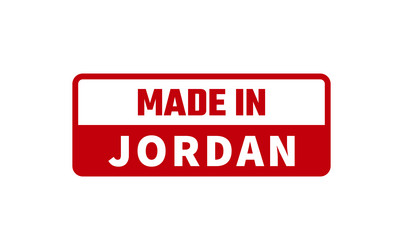 Made in jordan rubber stamp Royalty Free Vector Image