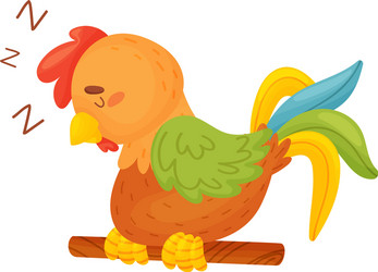 Sleeping Rooster Vector Images (over 110)