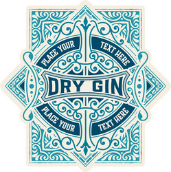 Gin Label Template Vector Images (over 590)