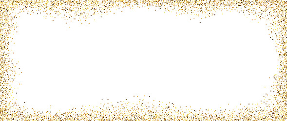 Golden confetti diamond shape glowing dotted Vector Image