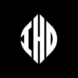 Ihd logo letter design Royalty Free Vector Image